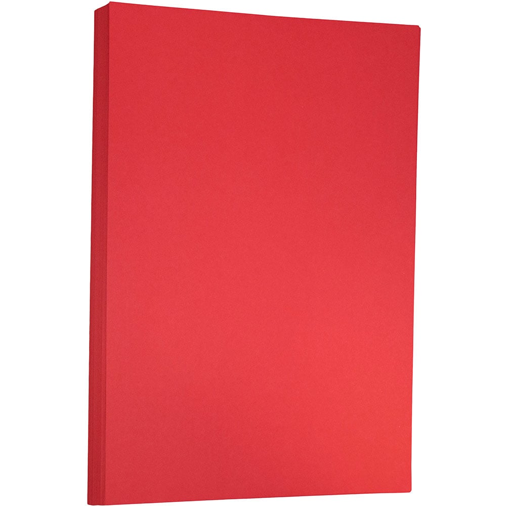 JAM Paper Matte 11"" x 17"" 24lb. Paper, 100 Sheets in Red | Michaels ...