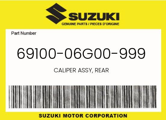 Mejores ofertas e historial de precios de caliper assy, rear (69100 ...