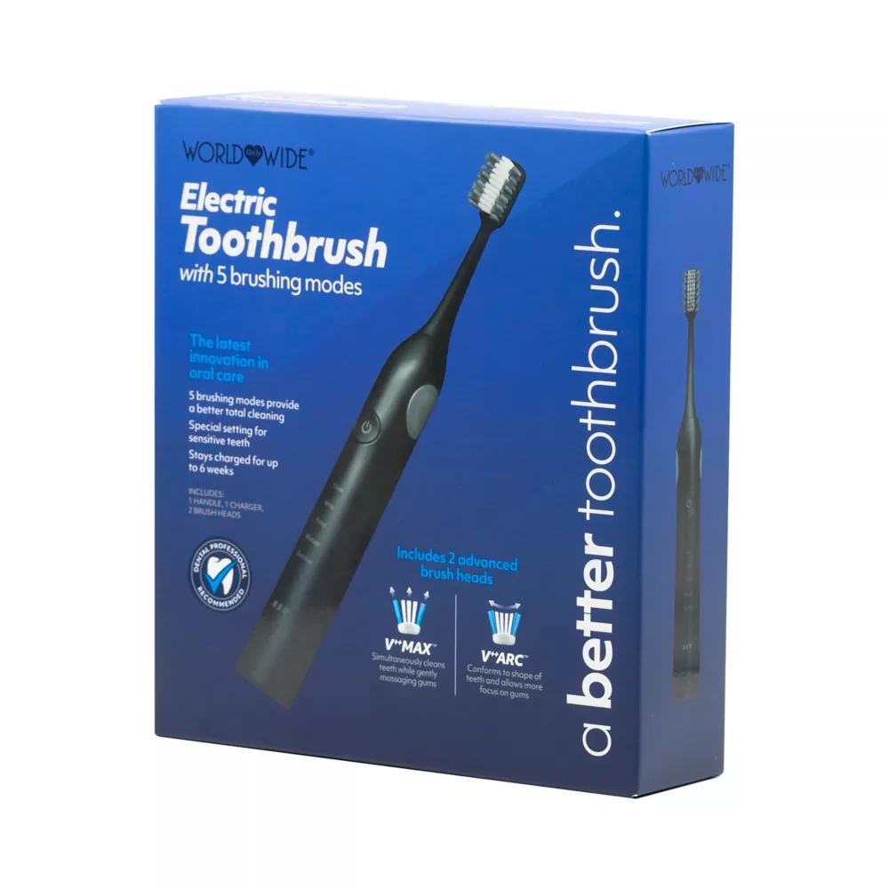 Electric Better Toothbrush With 5 Brushing Modes In Black Best Deals ...