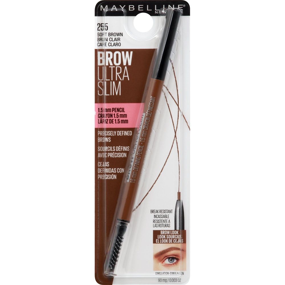 Maybelline Brow Ultra Slim Defining Eyebrow Pencil In Soft Brown Best ...