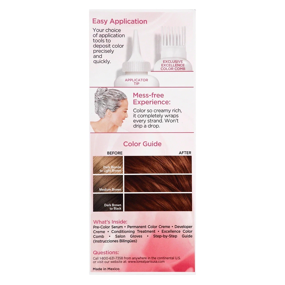 L'oréal Paris Excellence Crème Hair Color In 5Rb Medium Redbrown Best ...