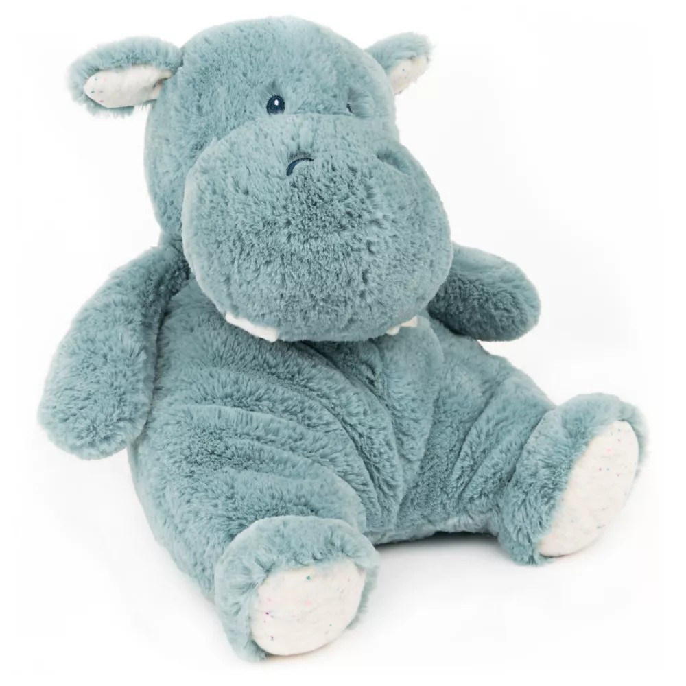 Gund Oh So Snuggly Large Hippo Plush Toy In Blue Grey Best Deals and ...