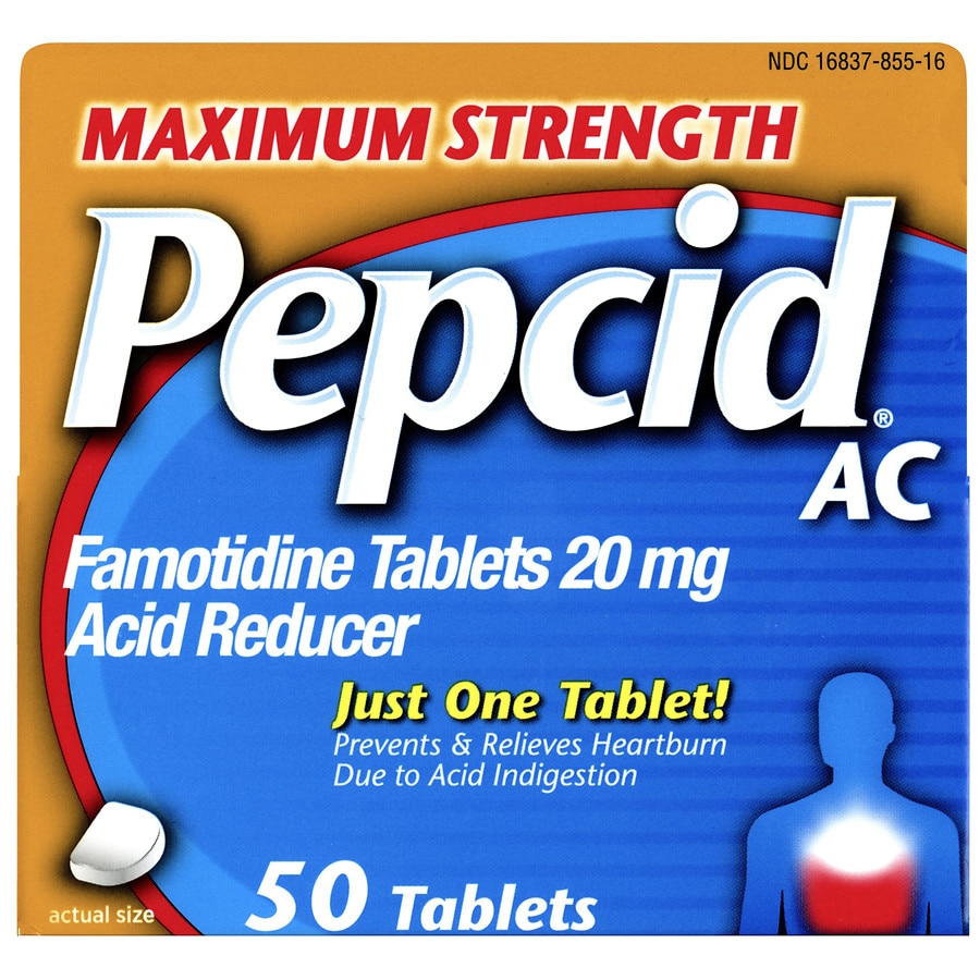 Walgreens Maximum Strength Acid Controller and Acid Reducer Famotidine ...