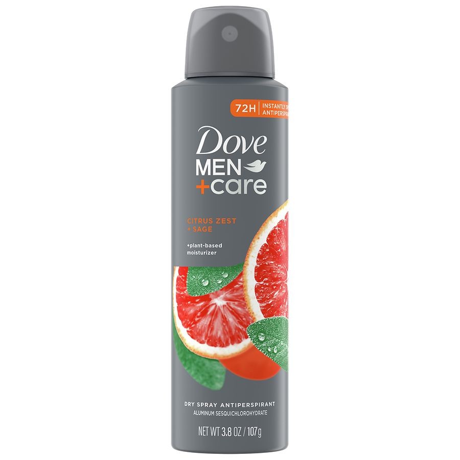 Dove Men+Care Antiperspirant Dry Spray 72 Hour Sweat and Odor ...