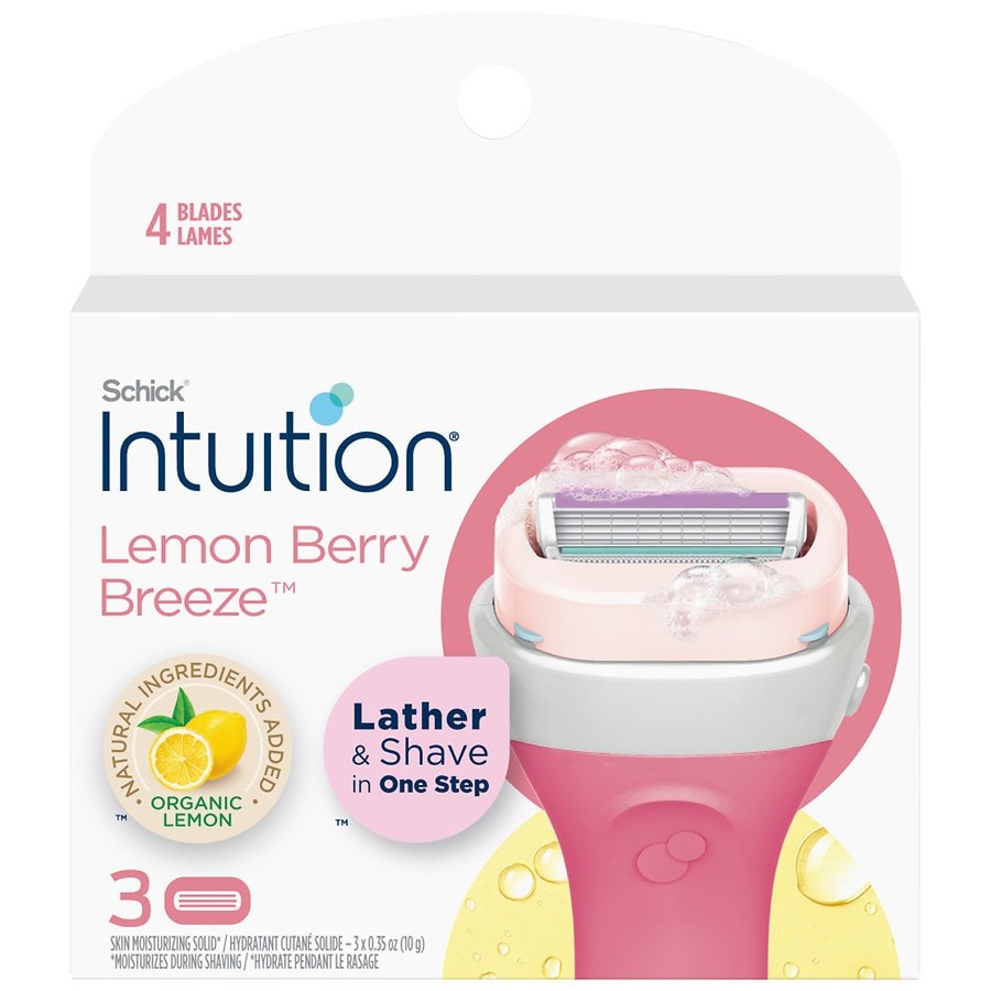 Schick Intuition Razor Refills Lemon Berry Breeze, 1.0 set Deals and ...