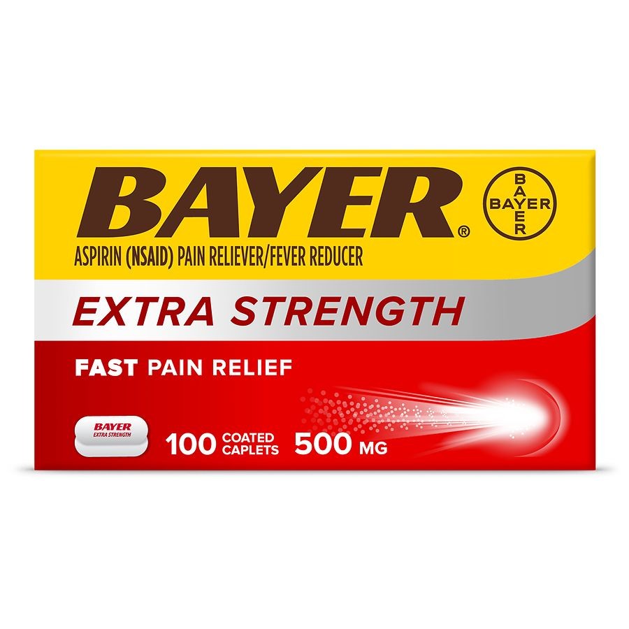 Bayer 500 mg, Pain Reliever and Fever Reducer - 100.0 ea Best Deals and ...