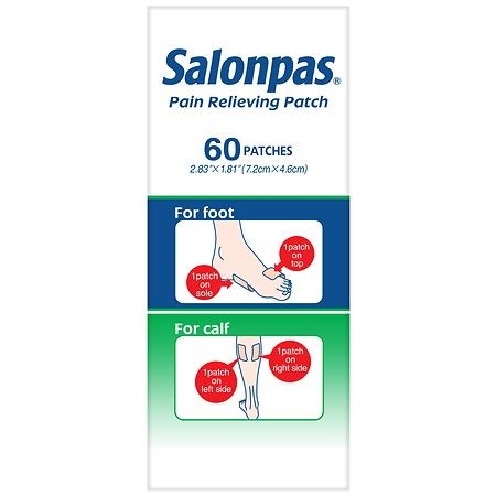Salonpas 8-Hour Pain Relieving Patch - 60.0 ea Best Deals and Price ...