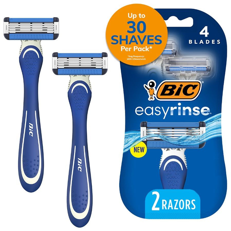 Anti-Clogging Men's Disposable Razors, Smooth Shave, 4 Blades Best ...