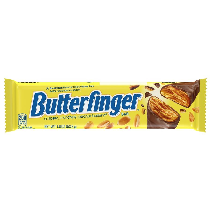Butterfinger & Co. Full Size Candy Bars Peanut-Buttery Chocolate ...