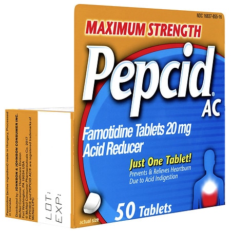 Walgreens Maximum Strength Acid Controller and Acid Reducer Famotidine ...
