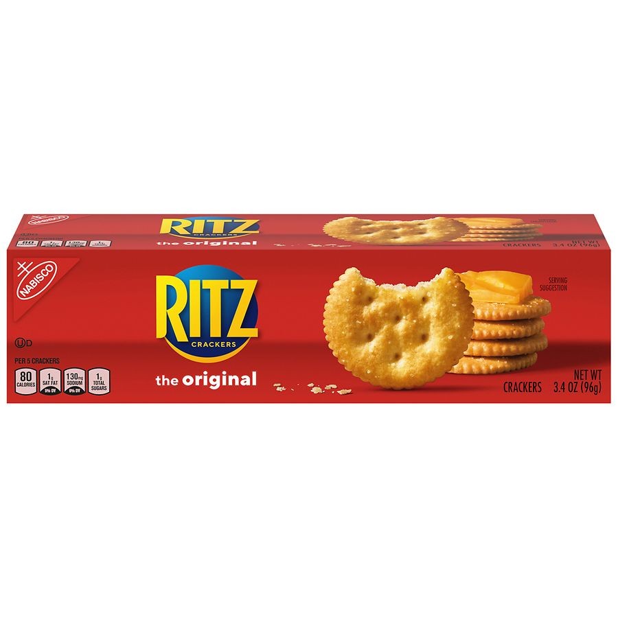 Ritz Original Crackers, Snacks for Kids and Adults Original - 3.4 oz ...