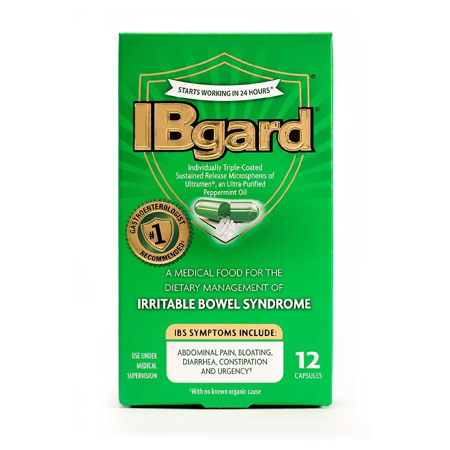 Ibgard Gut Health Supplement, Peppermint Oil Capsule for Abdominal ...