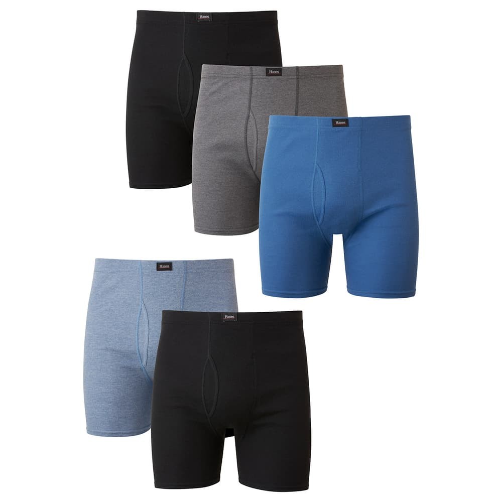 Mens Hanes Ultimate® 5pk. Covered Waistband Boxer Briefs Deals and ...