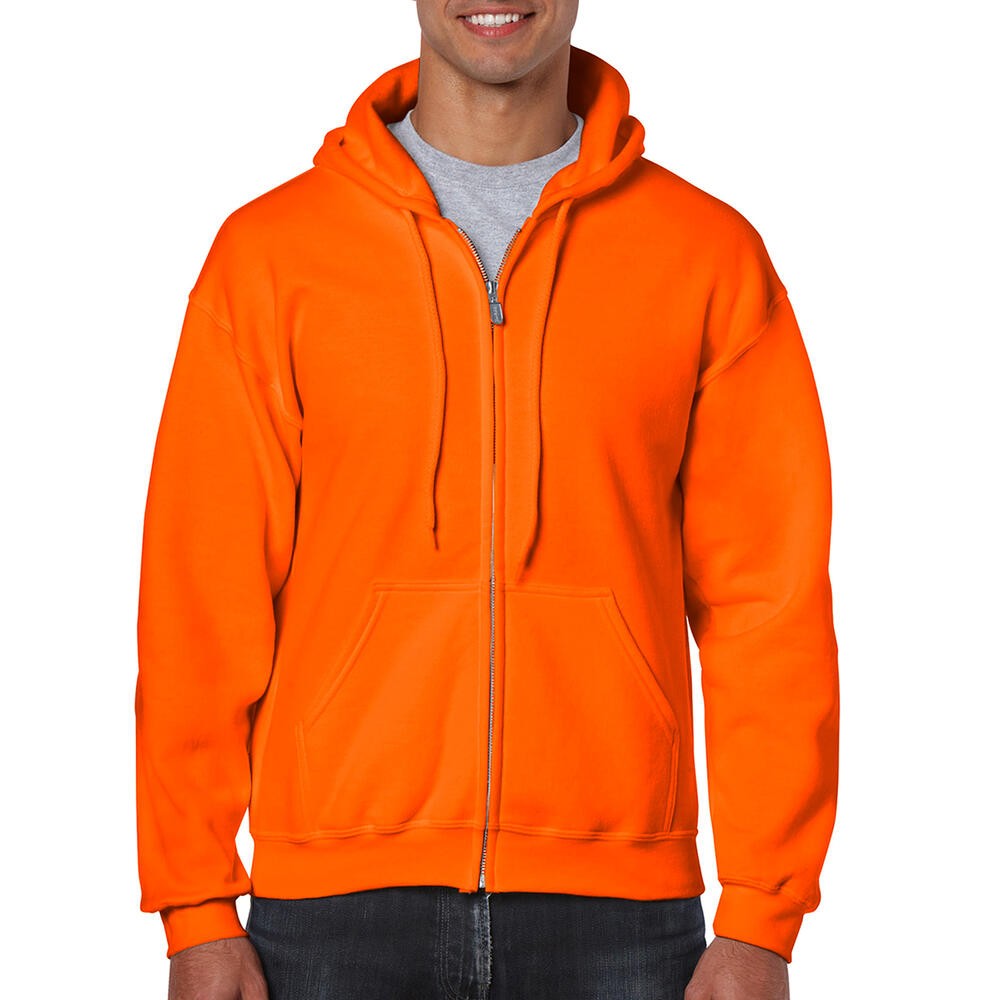 Mens Gildan® Heavy Blend™ Fleece Full Zip Hoodie Jacket Deals and Price ...