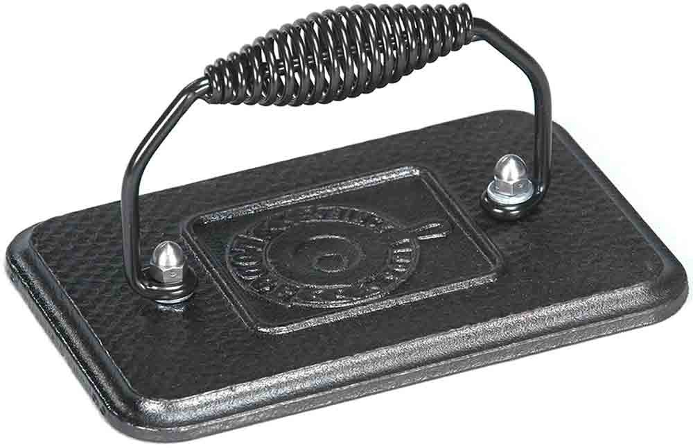 Lodge Cast Iron Rectangular Grill Press Best Deals and Price History at ...