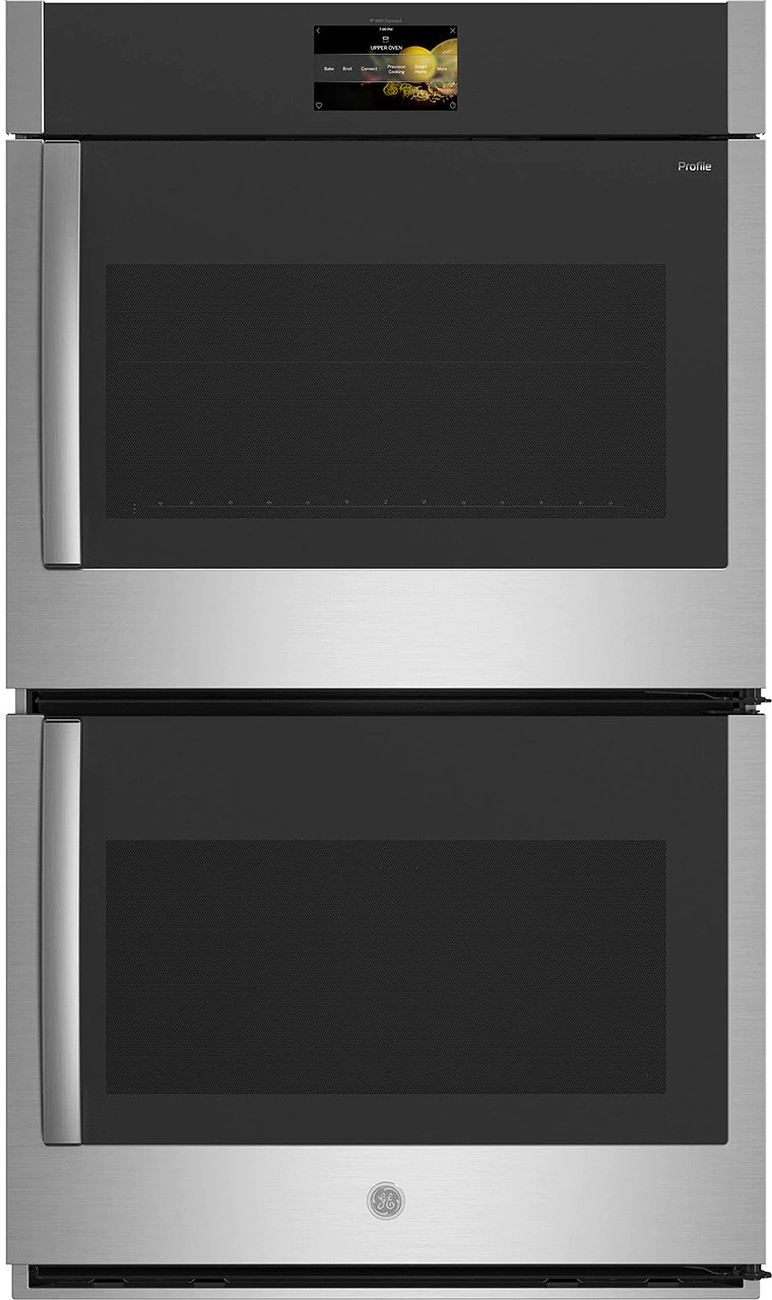 GE Profile 30" Stainless Steel Smart Built-In Convection Double Wall ...