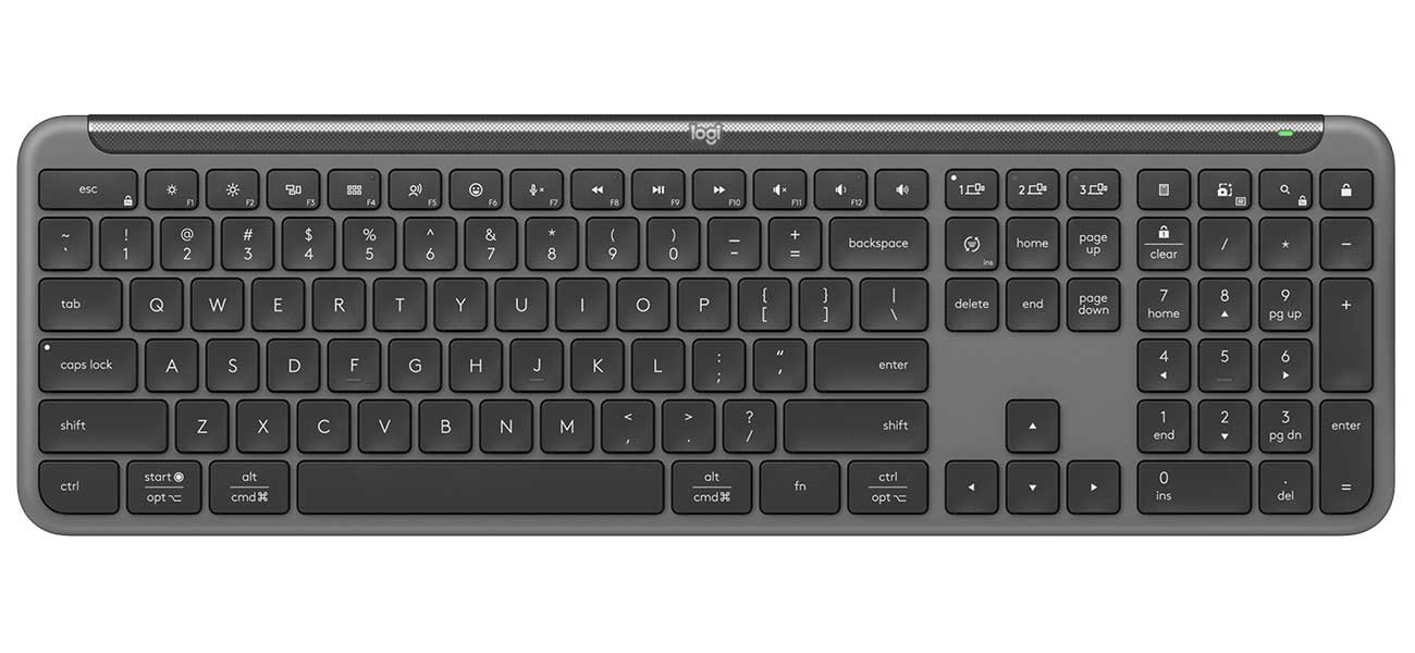 Logitech Signature Slim K950 Keyboard in Graphite Finish Deals and ...