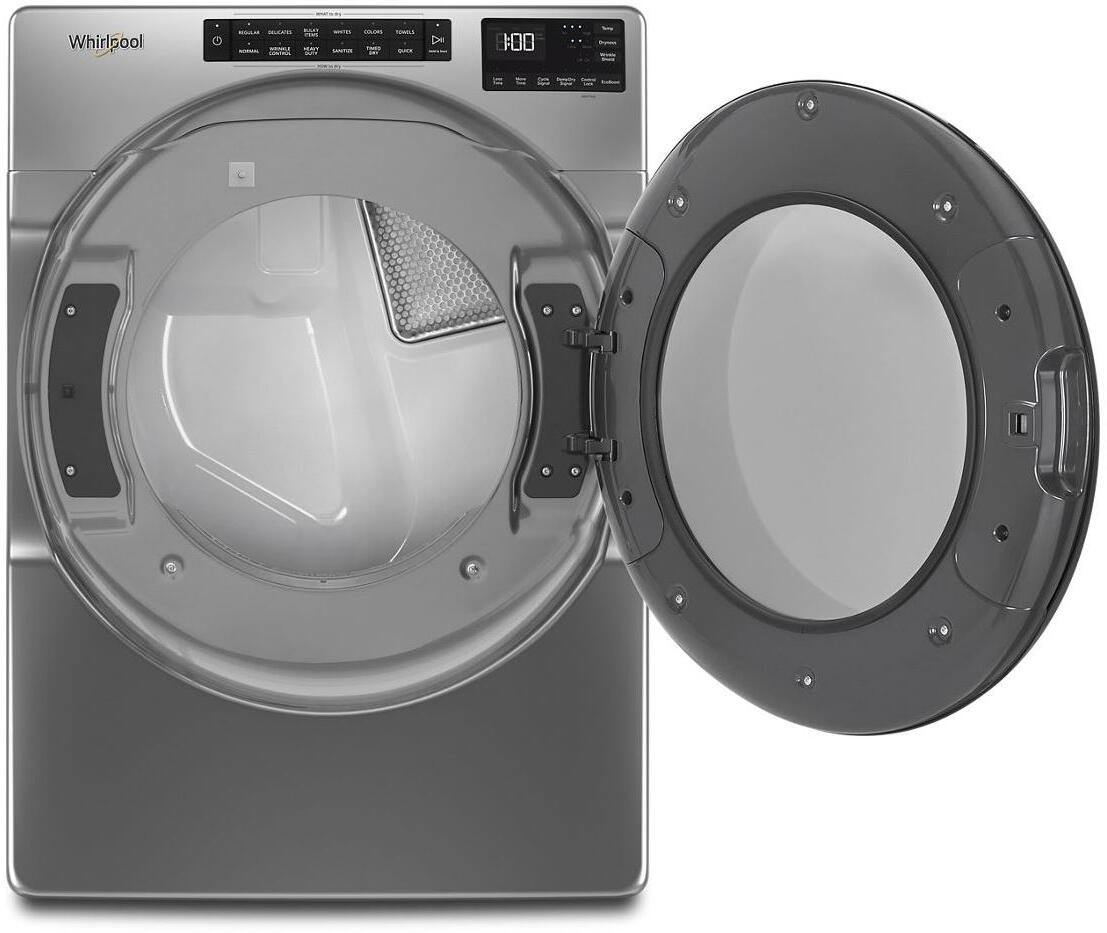 WED5605MC 27"" Electric Dryer with 7.4 cu. ft. Capacity Wrinkle Shield ...