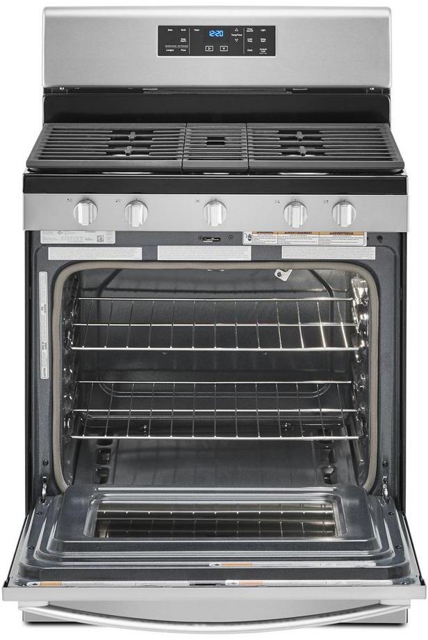 WFG525S0JZ 30"" Freestanding Gas Range with 5 Burners 5 cu. ft ...