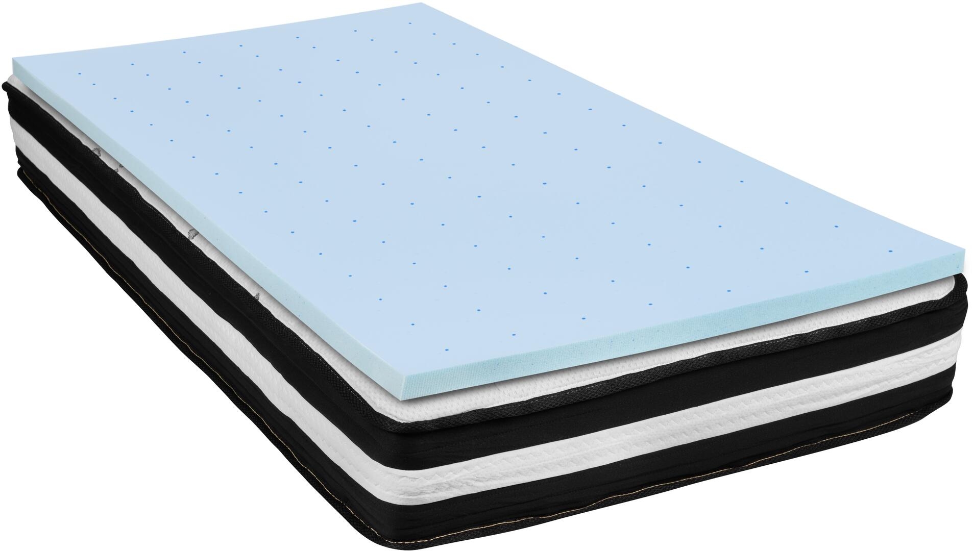 Capri Comfortable Sleep Collection CL-E230P-3M35-F-GG 12-Inch Pocket ...