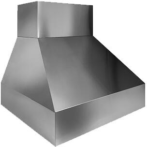 P7236-12 36"" Pyramid Style Barbecue Grill Hoods with 1200 CFM ...