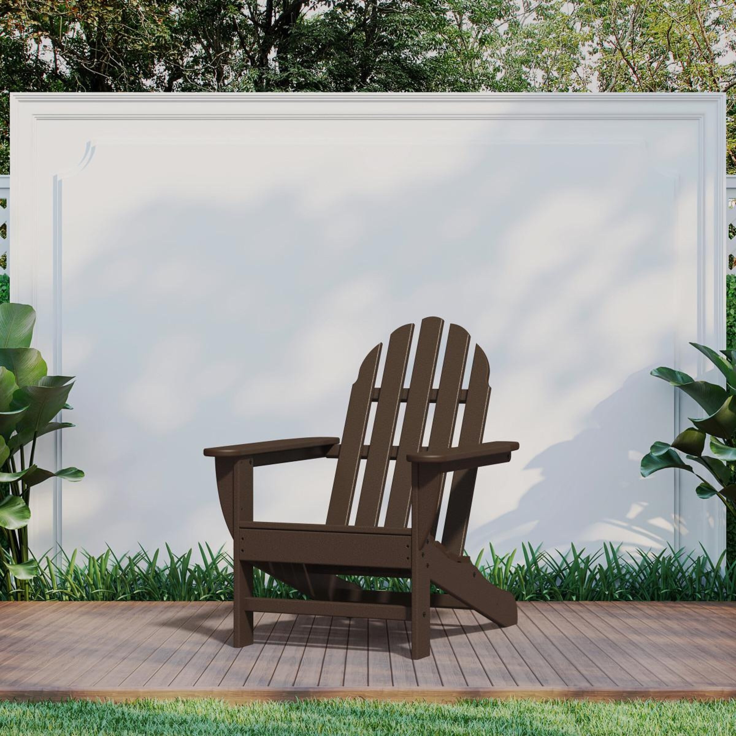 POLYWOOD Classic Adirondack Chair - Mahogany Deals and Price History at ...