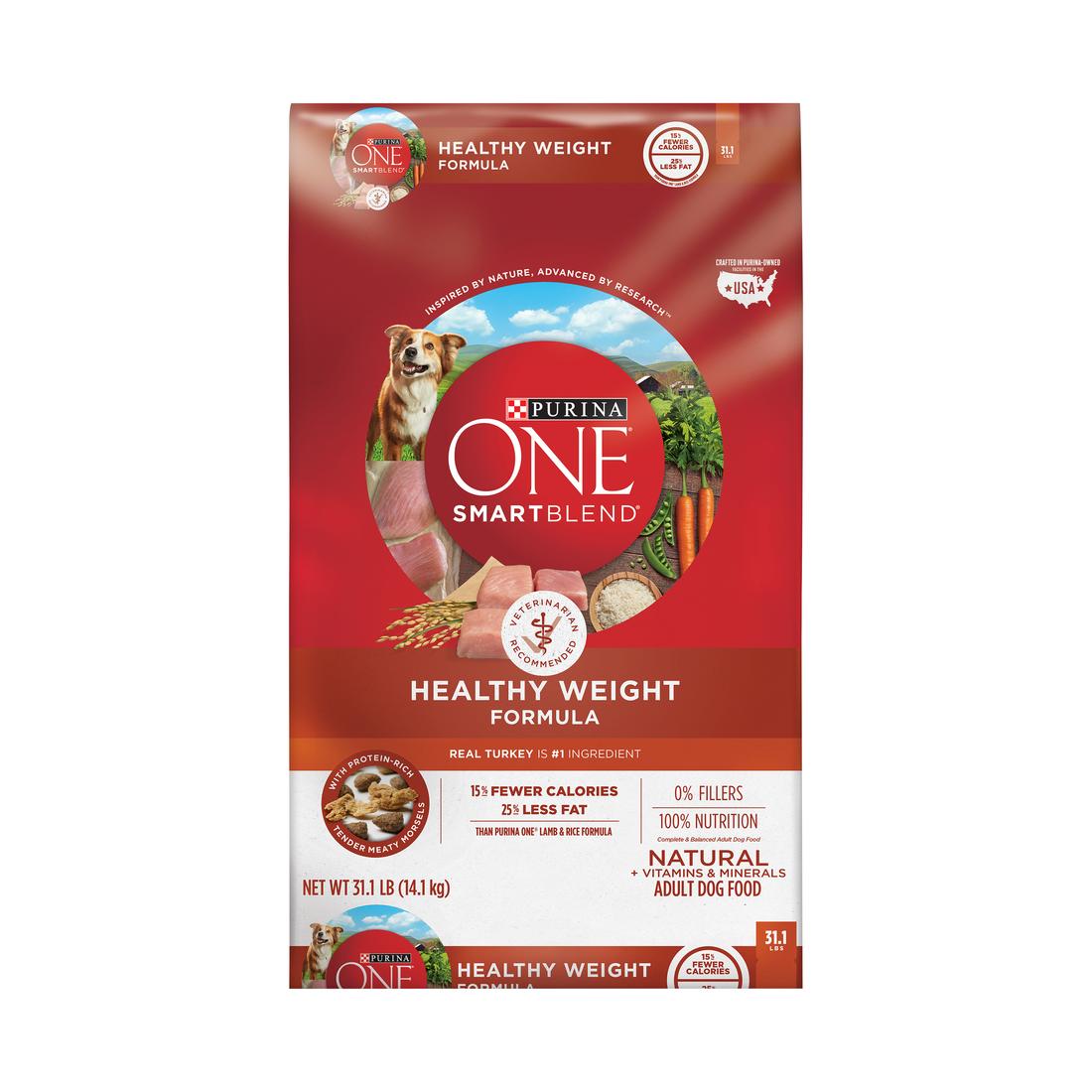 Purina ONE SmartBlend Healthy Weight Formula Adult Premium Dog Food ...