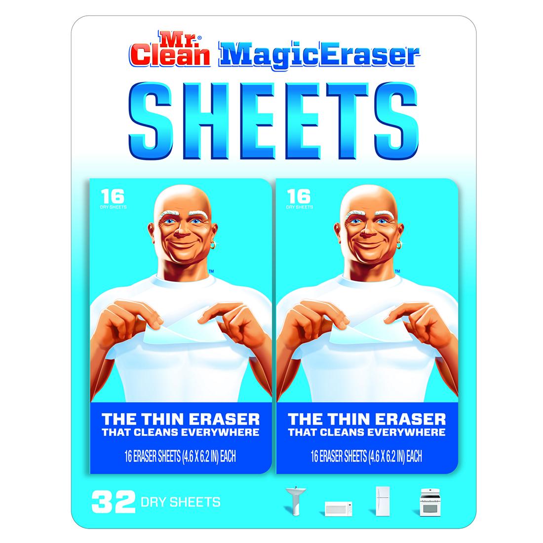Mr. Clean Magic Eraser Disposable Cleaning Sheets, 2 Pk./16 Ct. Best ...