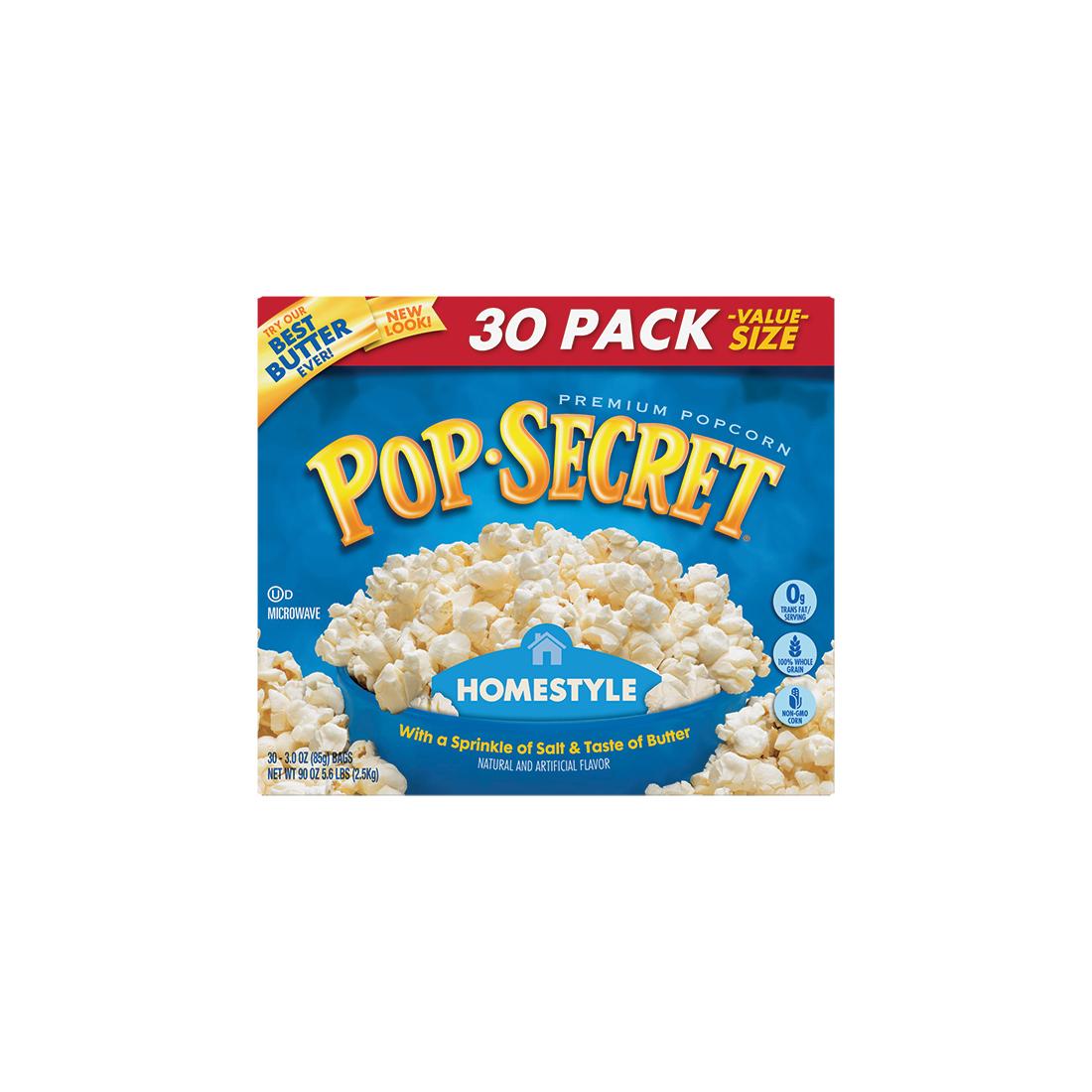 Pop Secret Homestyle Microwave Popcorn, 30 ct. Best Deals and Price ...