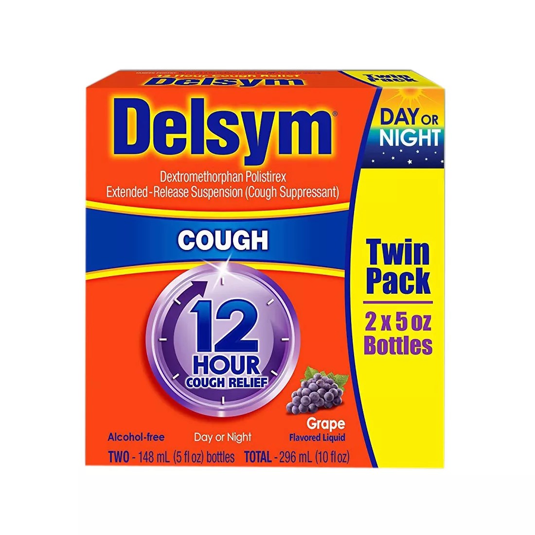 Delsym 12-Hour Cough Relief, 2 pk./5 oz. Deals and Price History at ...
