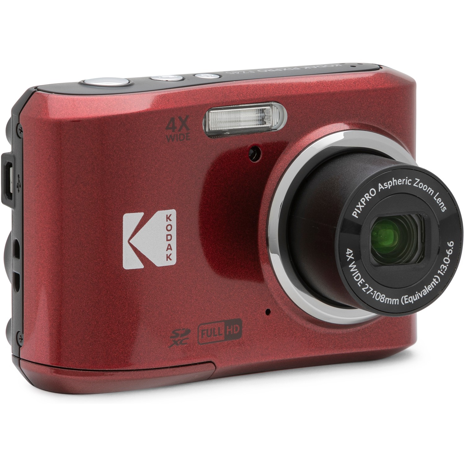 Kodak PIXPRO FZ45 16MP Digital Camera, Red - FZ45RD Best Deals and Price History at JoinHoney ...