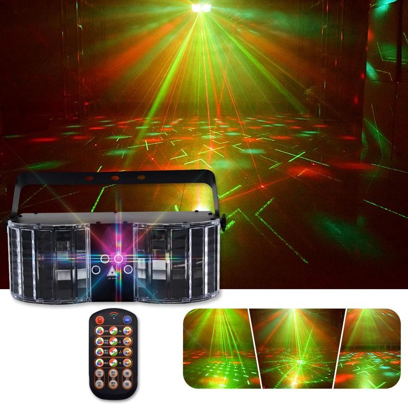 Double Mirror Laser Lighting Projector Special Effects Stage Lights DMX ...