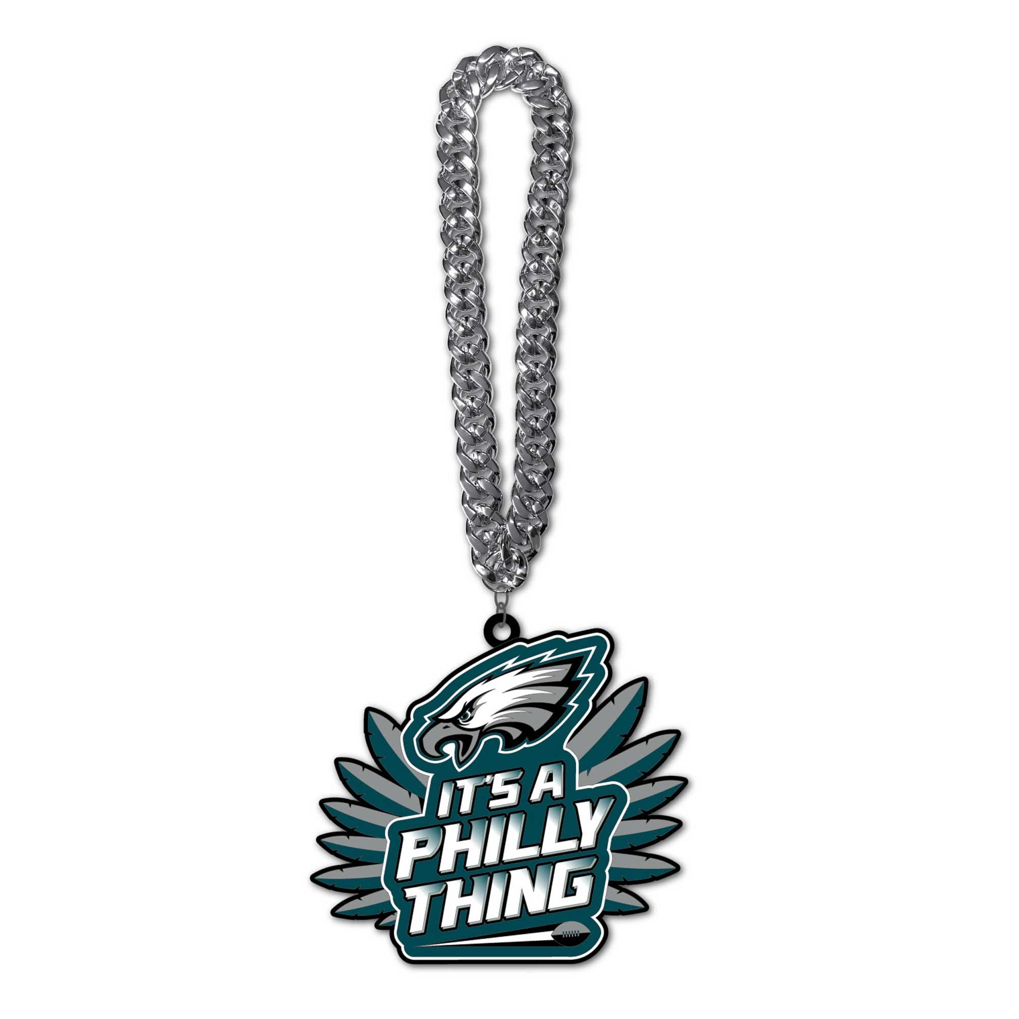 MOJO Philadelphia Eagles Slogan Fan Chain Necklace Deals and Price ...