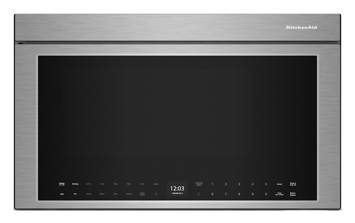 KitchenAid® Multifunction Over-the-Range Microwave Oven with Flush ...