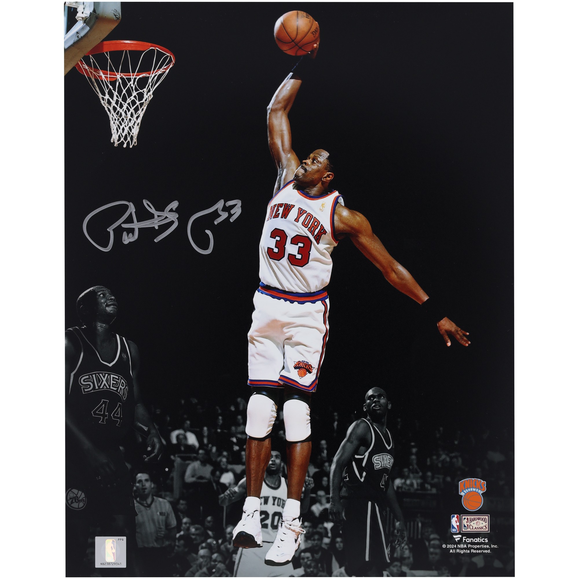 Patrick Ewing New York Knicks Autographed Fanatics Authentic 11" x 14 ...