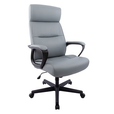 Quill Brand Rutherford Luxura Manager Chair, Gray (58677), Grey Deals ...