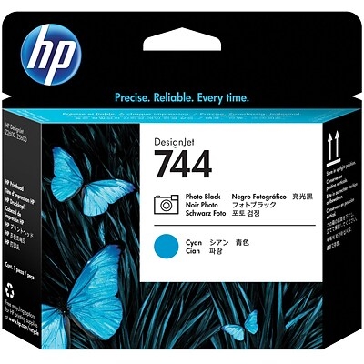 HP 744 Photo Black& Cyan DesignJet Printhead | Quill Best Deals and ...