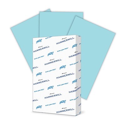 Hammermill 8.5 x 14 Color Copy Paper , 20 lbs, Blue, 500 Sheets/Ream ...