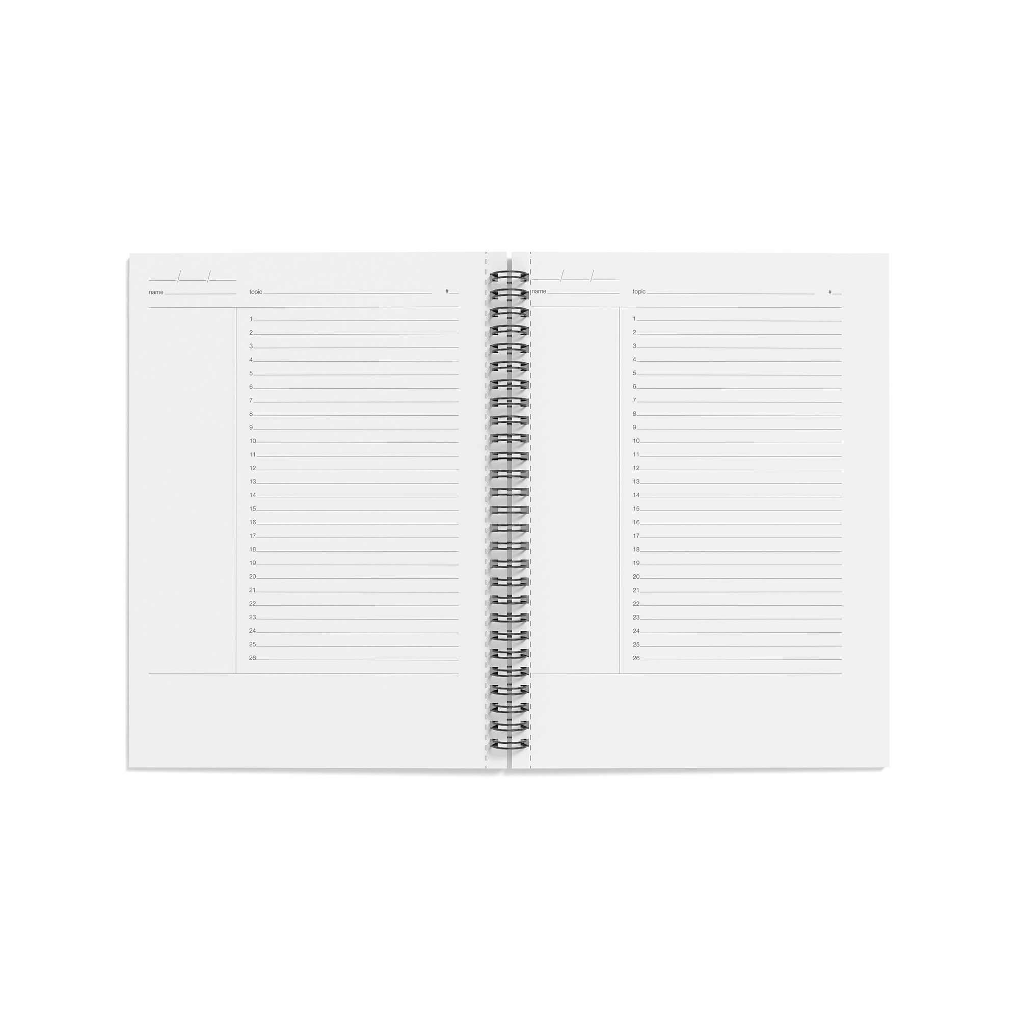 TRU RED Medium Soft Cover Project Planner Notebook, Black (TR54989 ...