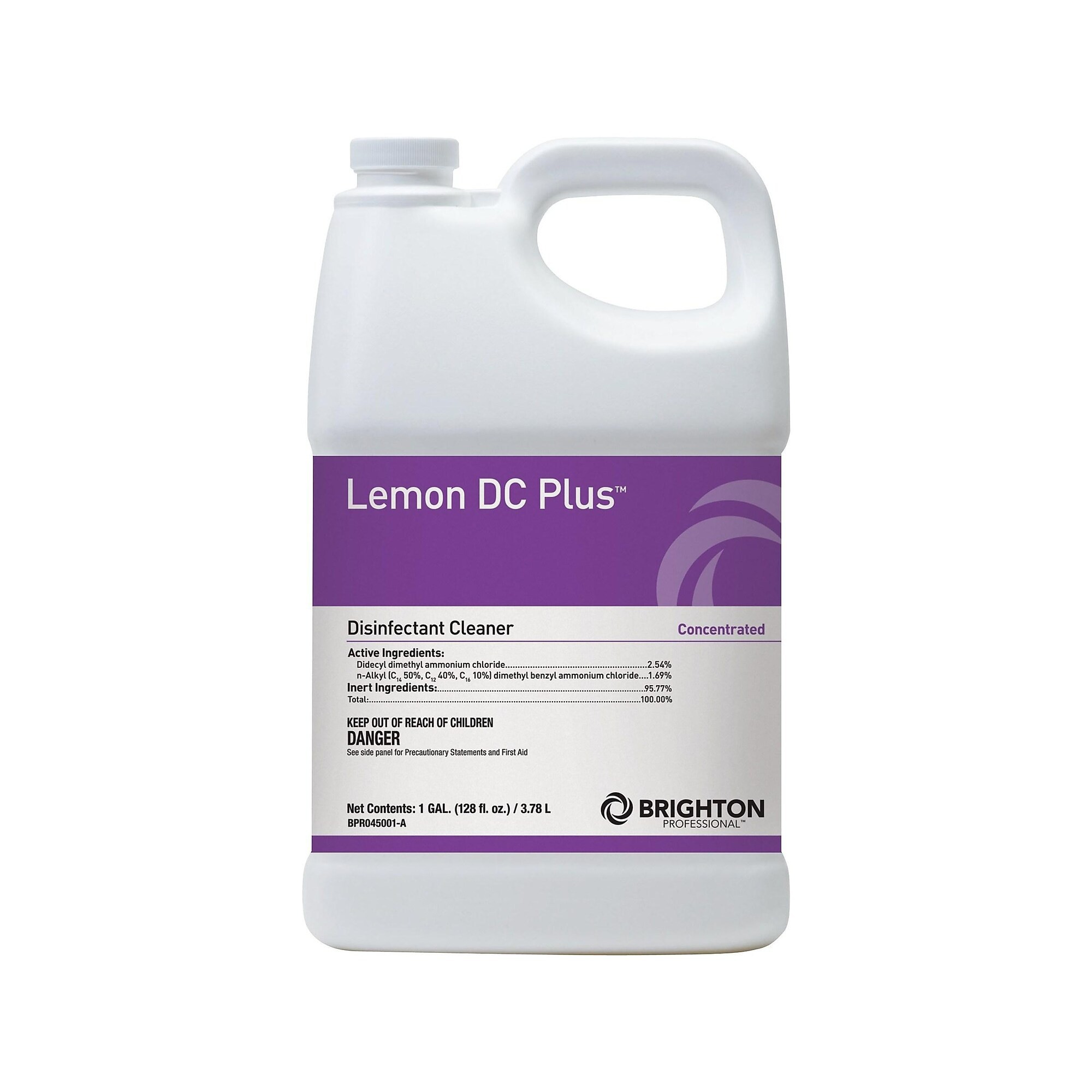 Brighton Professional Lemon DC Plus Disinfectant Cleaner, Lemon Scent ...