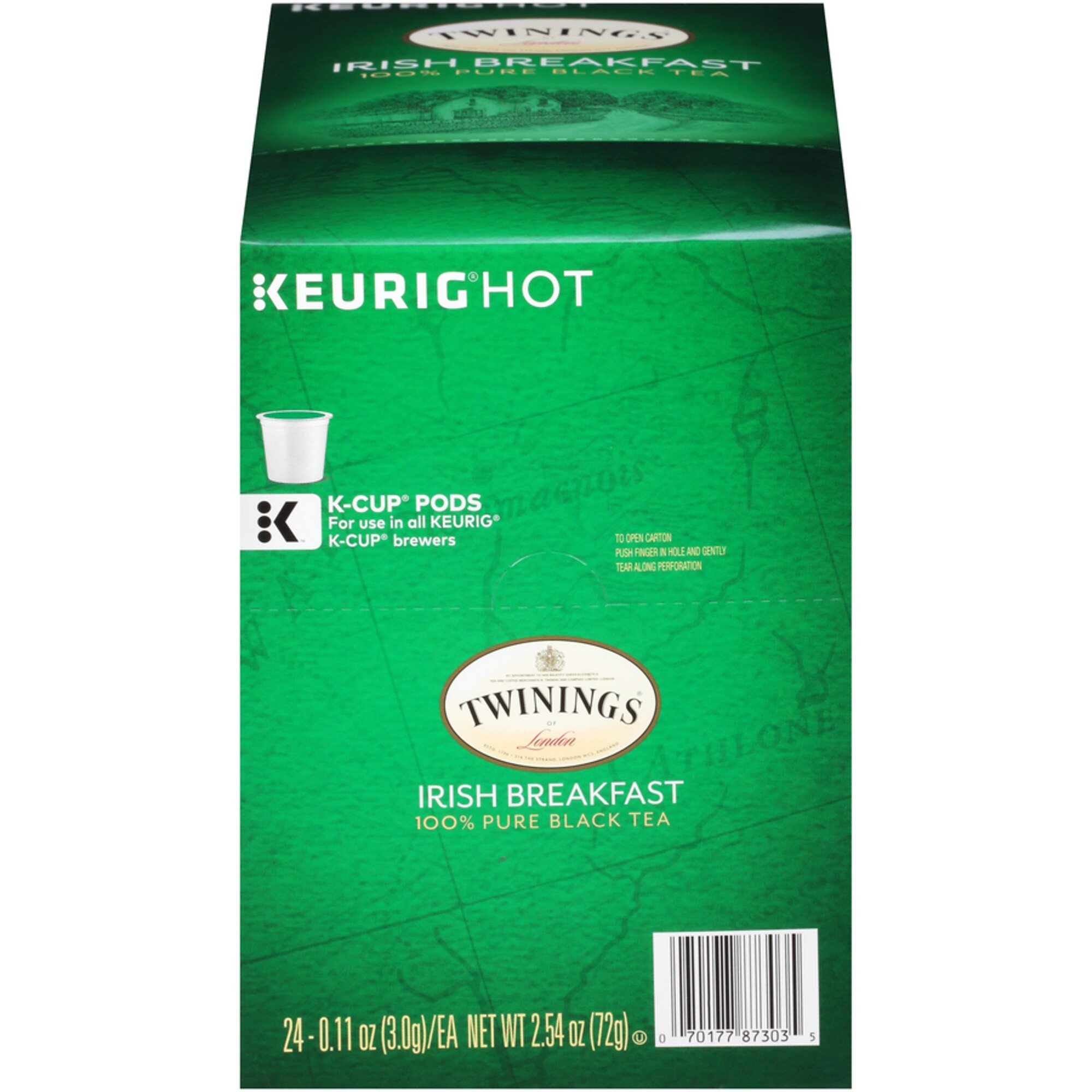 Twinings Irish Breakfast Black Tea, Keurig K-Cup Pods, 24/Box (TNA87303 ...