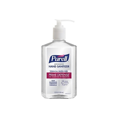 Purell Advanced Prime Defense 85% Alcohol Gel Hand Sanitizer, 12 Oz, 12 ...