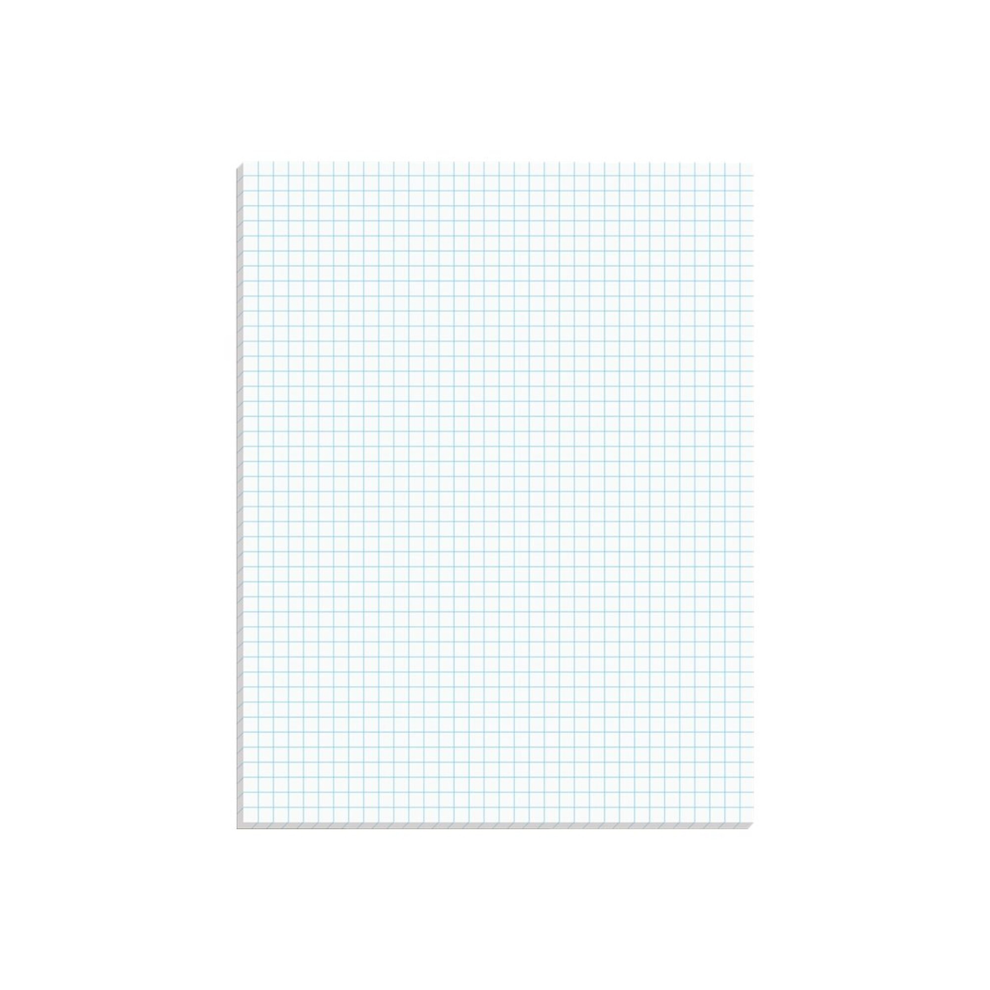 Ampad Notepad, 8.5 x 11, Graph, White, 50 Sheets/Pad (TOP22-000 ...