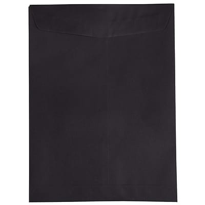JAM Paper 9 x 12 Open End Catalog Envelopes, Black, 25/Pack (v01225a ...
