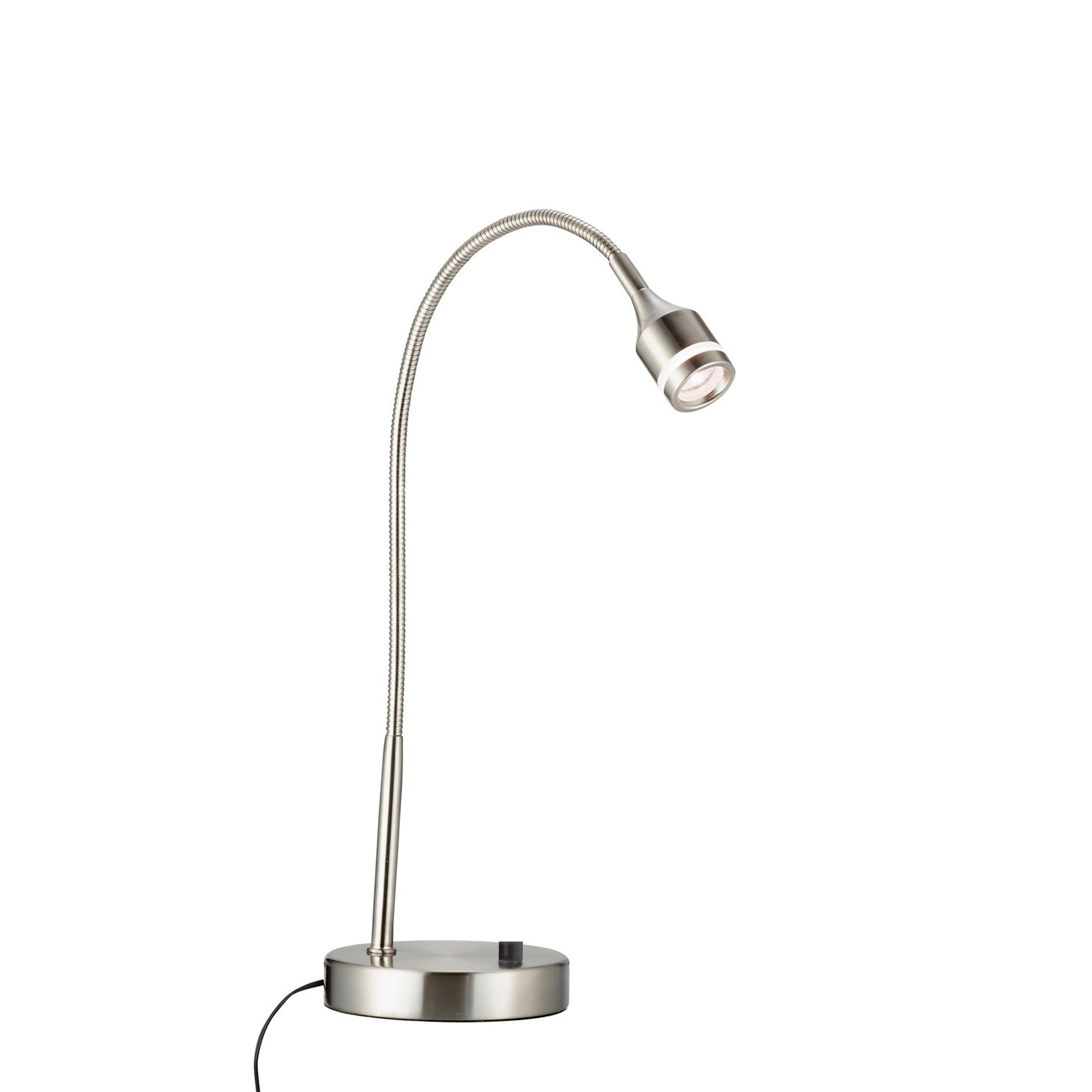 Adesso Home Prospect LED Gooseneck Desk Lamp, Brushed Steel (3218-22 ...