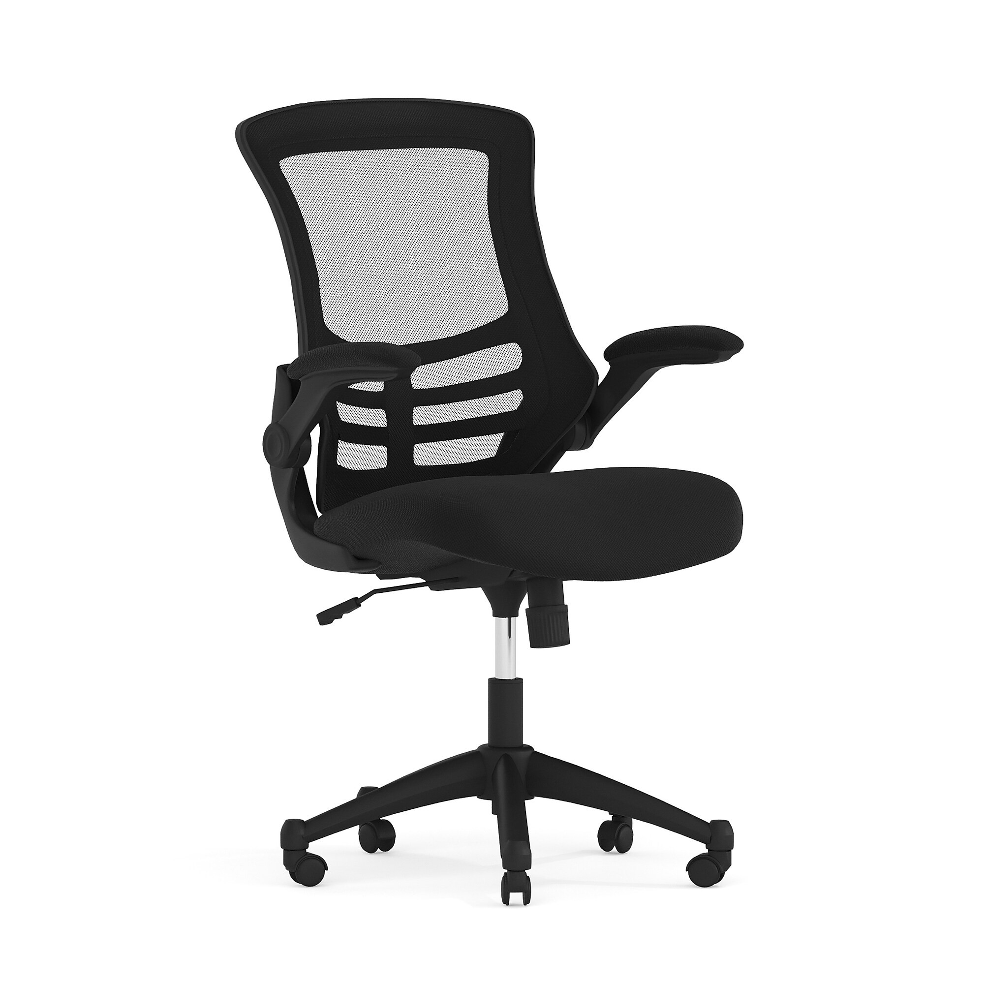 Flash Furniture Kelista Ergonomic Mesh Swivel Mid-Back Task Office ...