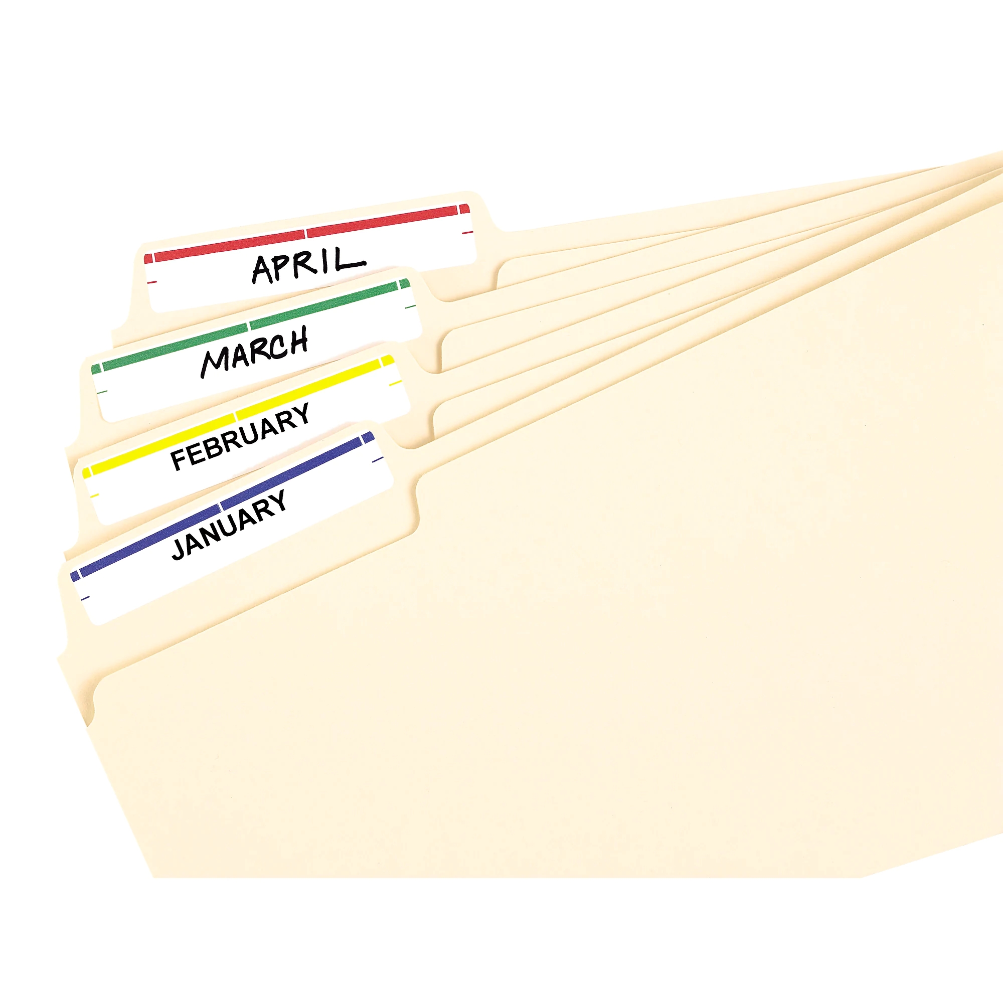 Avery Laser/Inkjet File Folder Labels, 2/3 x 3 7/16, Assorted Colors ...