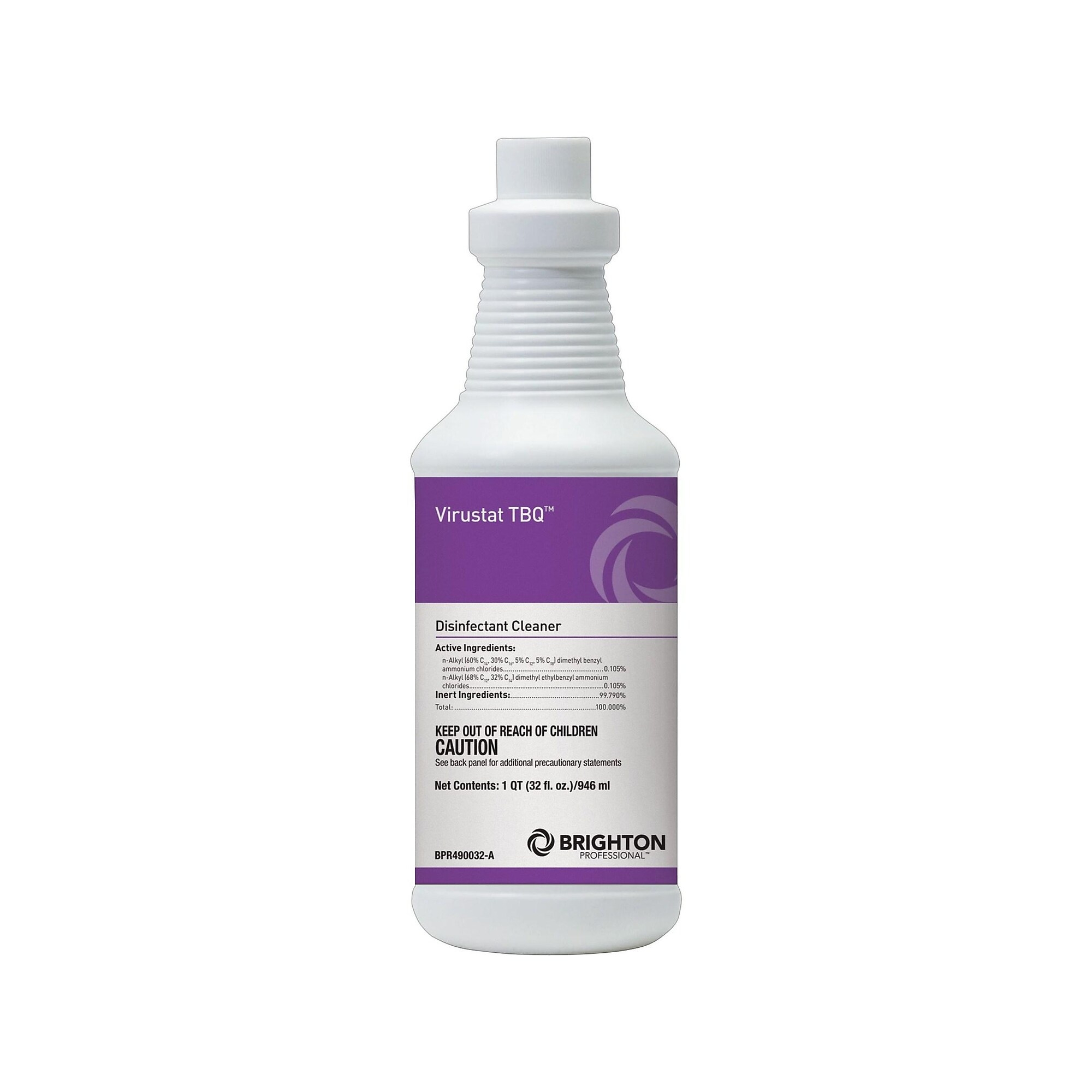 Brighton Professional Virustat TBQ Disinfectant Cleaner, Lemon Scent ...