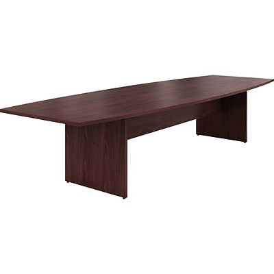 HON Preside 144L Boat Conference Table Top, Mahogany - Base sold ...