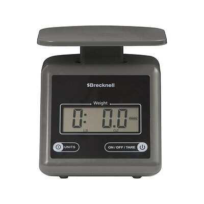 Brecknell Digital Postal Scale, 7 lb. Capacity (PS 7 GRAY) | Quill ...